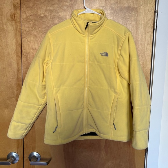 The North Face | Jackets & Coats | North Face Yellow Fleece Puffer ...